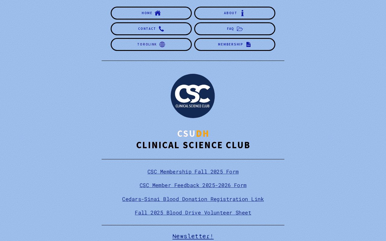 CSUDH Clinical Science Club